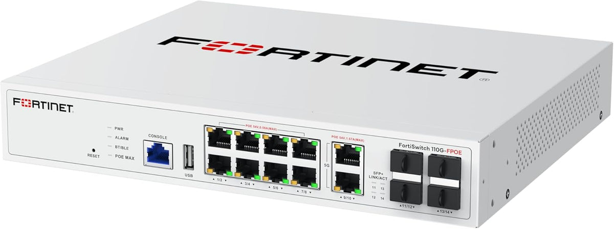 Switch FORTINET FortiSwitch 110G 8 Puertos FS-110G-FPOE – Quick ...
