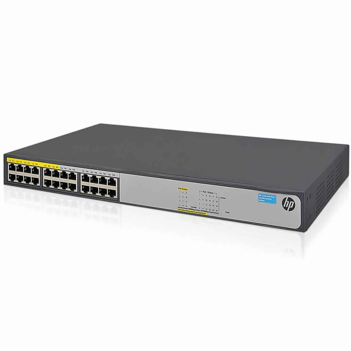 Switch HP 1420-24G-POE+ 24 Puertos PoE JH019A – Quick Informatica S.A